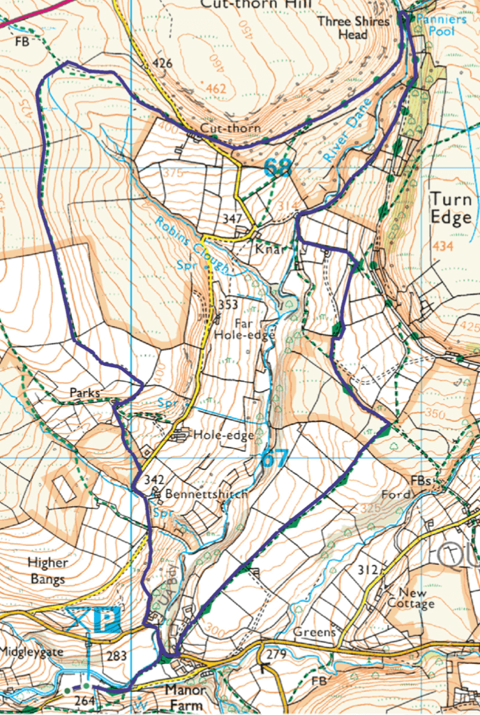 Three Shires Head Short Walk From Gradbach | 5-Mile Route – Peak ...