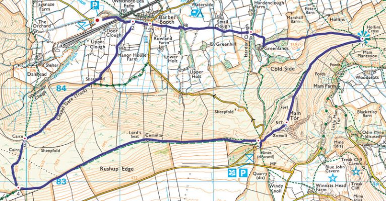Rushup Edge + Mam Tor Walk | 6-Mile Route – Peak District Walks