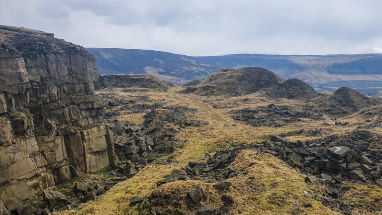 Laddow Rocks + Black Hill via Pennine Way From Crowden | 9-Mile Route ...