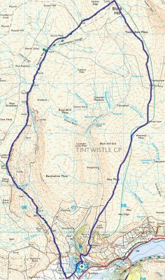 Laddow Rocks + Black Hill via Pennine Way From Crowden | 9-Mile Route ...