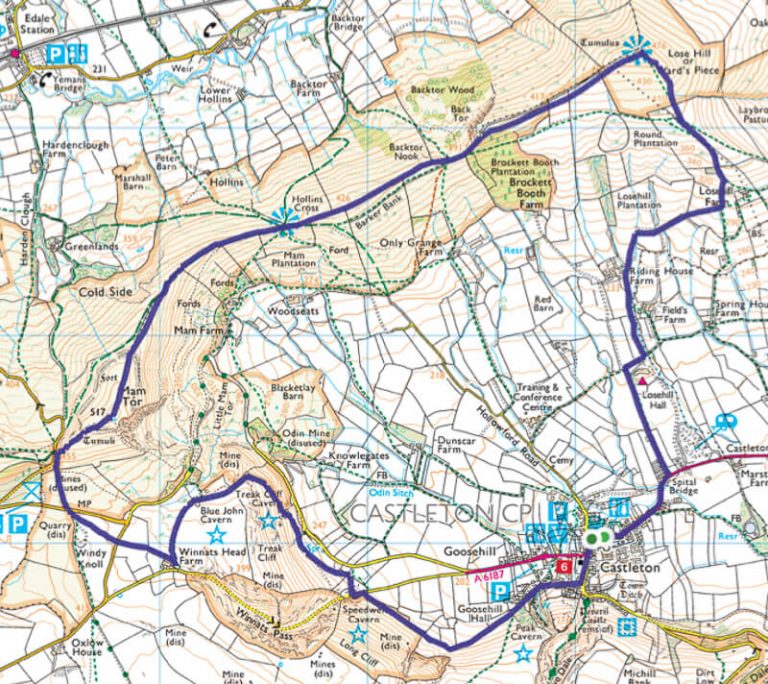 Mam Tor + Lose Hill Walk From Castleton | 7-Mile Route – Peak District ...