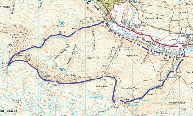 Blackden Brook to Kinder Plateau (Scramble + Waterfall Route) – Peak ...