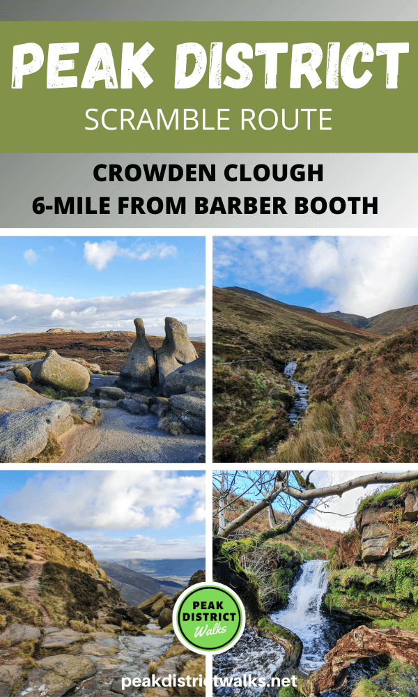 Crowden Clough Scramble (Via Grindslow Knoll) From Barber Booth | 6 ...