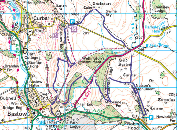 Baslow Edge + Birchen Edge Walk From Baslow | 9-Mile Route – Peak ...