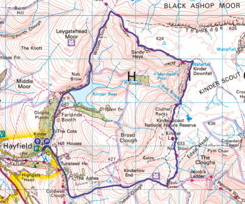 Kinder Scout Walk From Hayfield (+ Kinder Downfall) | 9 Mile Route ...