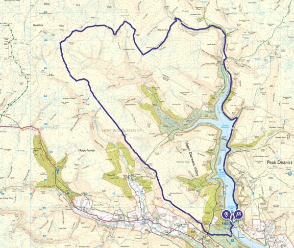 Alport Castles, Grinah Stones (Bleaklow) + Derwent Reservoir Long Walk ...