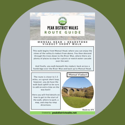 Monsal Head + Viaduct Walk PDF | 2-Miles (Route 075) – Peak District Walks