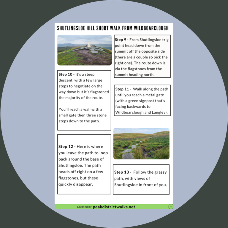 Shutlingsloe Short Walk from Wildboarclough PDF | 3-Miles (Route 094 ...
