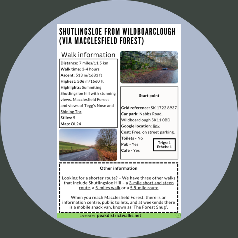 Shutlingsloe Walk from Wildboarclough (via Macclesfield Forest) | 7 ...