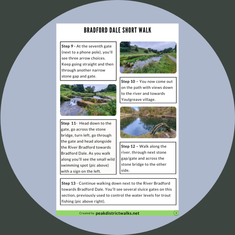 Bradford Dale Short Walk | 5-Mile Route (Route 064) – Peak District Walks