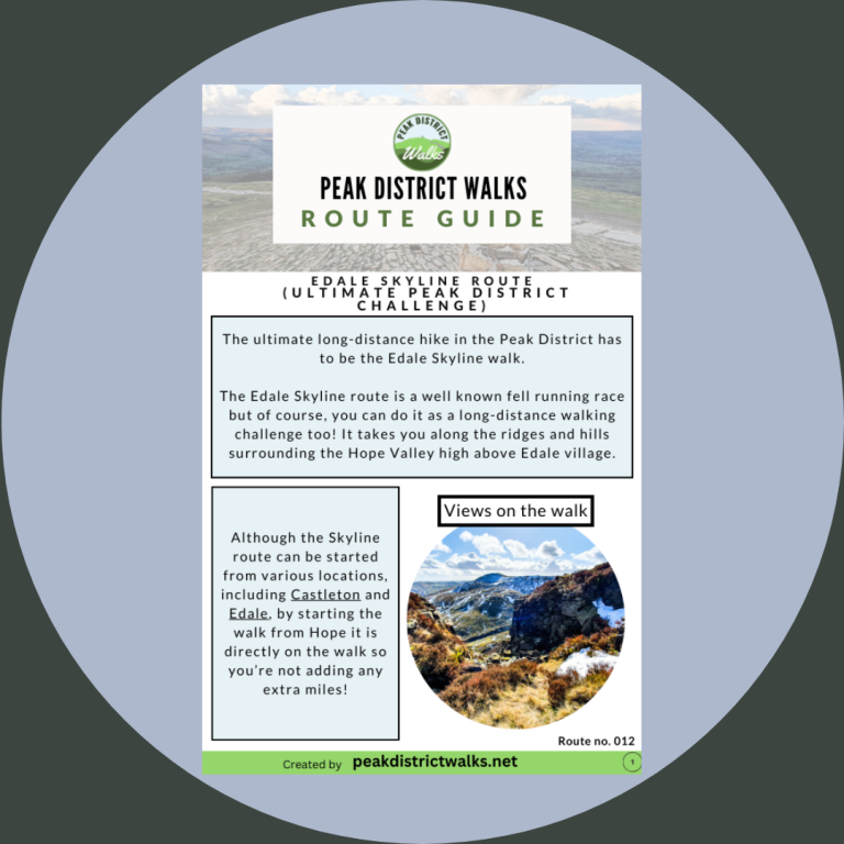 Edale Skyline Route (Ultimate Peak District Challenge) | 20-Mile Route ...