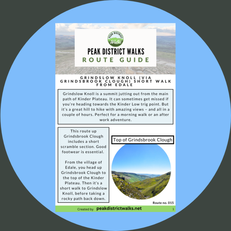 Grindslow Knoll (via Grindsbrook Clough) Short Walk from Edale | 4-Mile ...