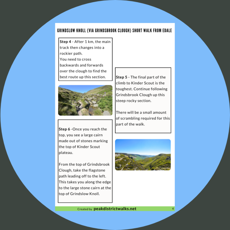 Grindslow Knoll (via Grindsbrook Clough) Short Walk from Edale | 4-Mile ...