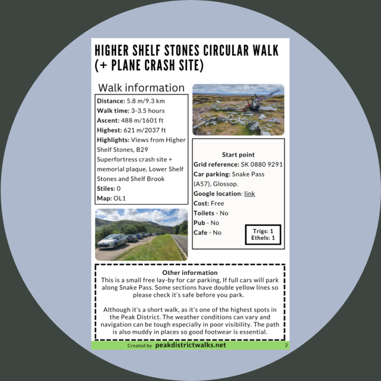Higher Shelf Stones Circular Walk (+ Plane Crash Site) | 6-Mile Walk ...
